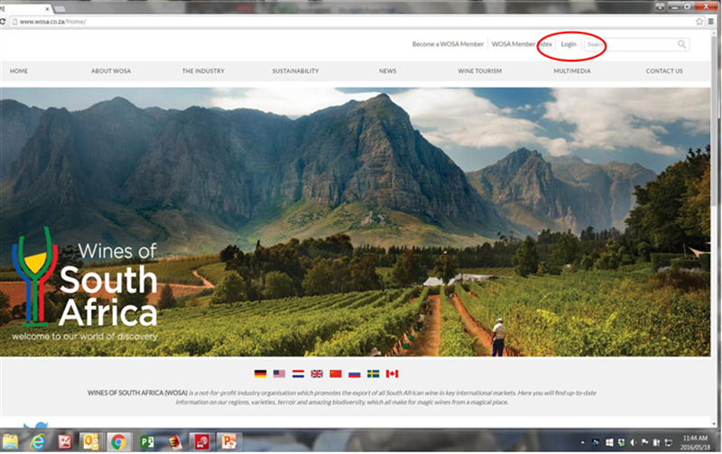 WOSA NEWSFLASH NR 1: NEW login for WOSA Member section on www.wosa.co ...